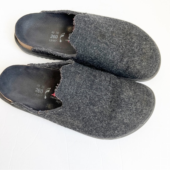 Birkenstock | Shoes | Birkenstock Betula Gray Mulesclogs Sz 9 | Poshmark